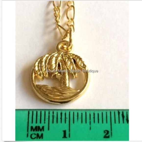 Jewelry | Gold Palm Tree Necklace Coconut Hawaiian 18island | Poshmark